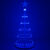 Blue LED Animated Outdoor Lightshow Tree - Yard Envy