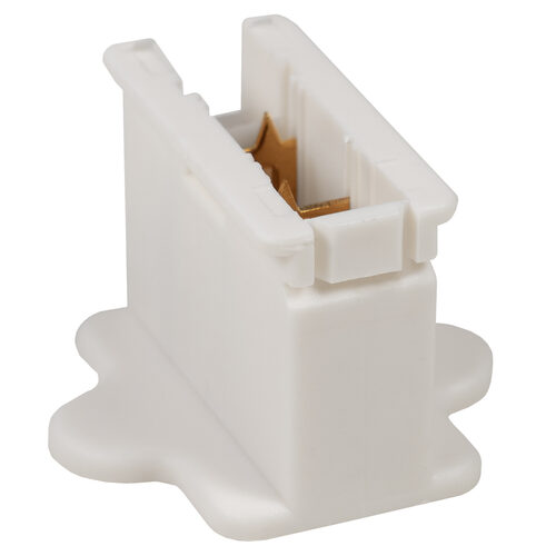 SPT1 Polarized Female Zip Plug, White - Yard Envy