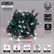 Wide Angle LED Mini Lights, Cool White, Red, Green Wire - Yard Envy