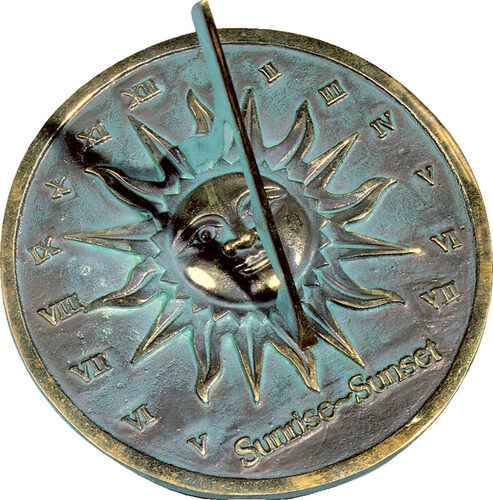 Brass Sunrise Sunset Dial - Yard Envy