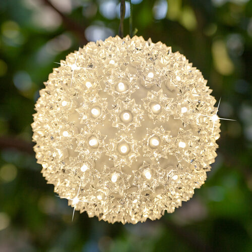 Light Sphere, Warm White 5mm Twinkle LED Lights - Yard Envy