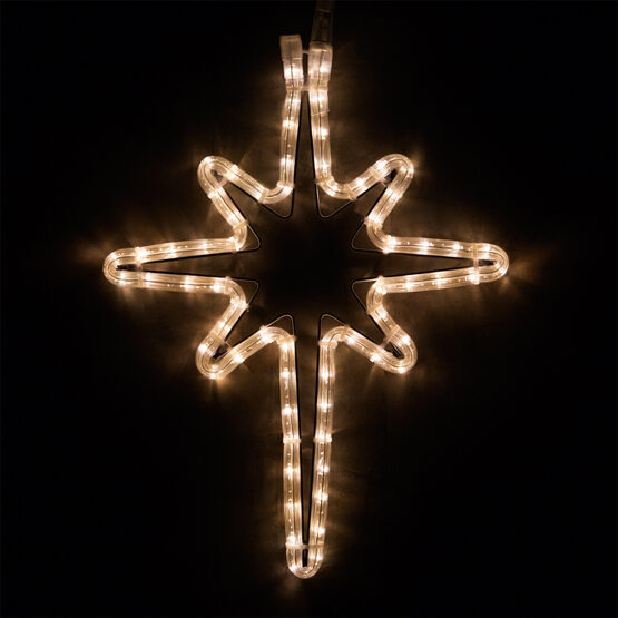 LED Bethlehem Star, Blue Lights - Yard Envy