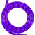 18' Purple LED Rope Light, 2 Wire 1/2", 120 Volt - Yard Envy