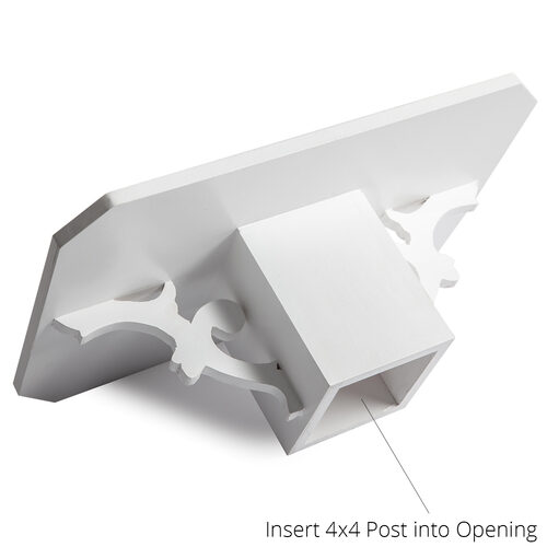 4" x 4" Classic Birdhouse Post Base - Yard Envy