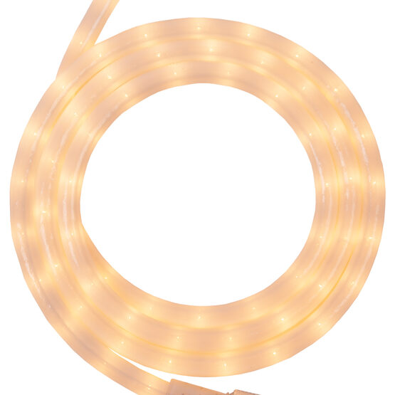 150' Clear Rope Light, 2 Wire 1/2", 120 Volt - Yard Envy