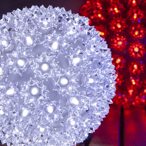 Light Sphere, Cool White 5mm LED Lights - Yard Envy
