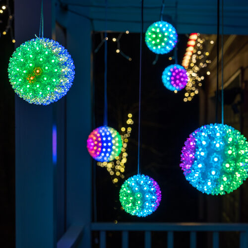 Light Sphere, RGB 5mm Multi-Function LED Lights - Yard Envy