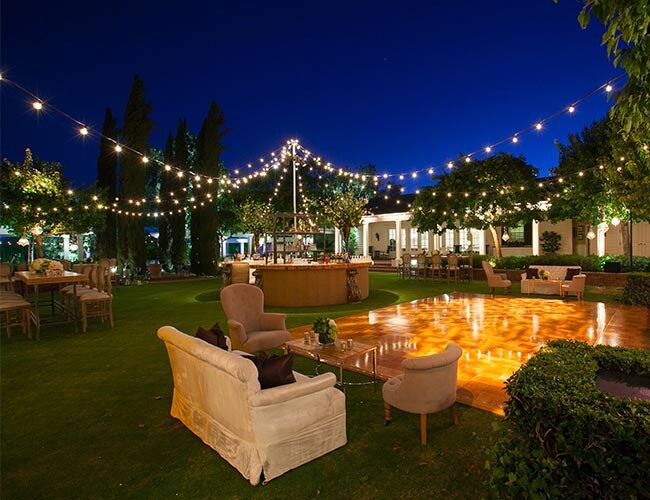Create A Backyard Cafe With Bistro Lights Yard Envy