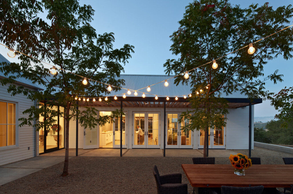 Hanging Patio String Lights: A Pattern of Perfection - Yard Envy Hanging Patio String Lights: A Pattern of Perfection - Yard Envy