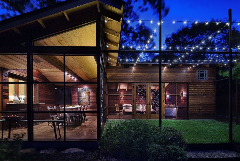 Hanging Patio String Lights: A Pattern of Perfection - Yard Envy Hanging Patio String Lights: A Pattern of Perfection - Yard Envy