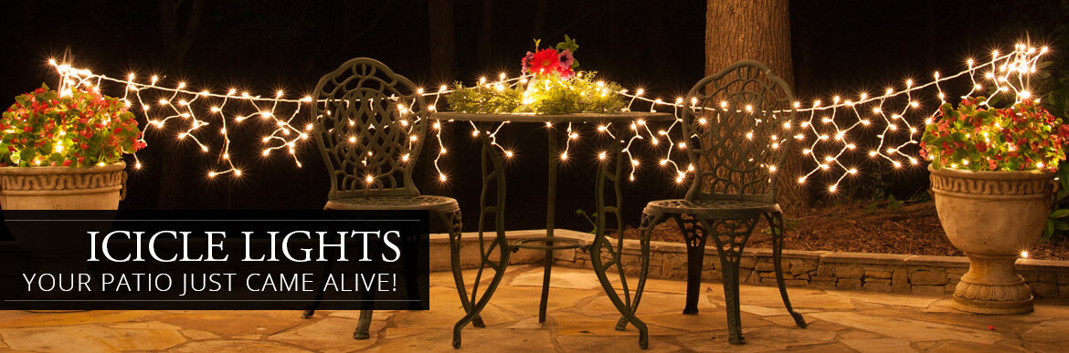 Icicle Lights - Yard Envy